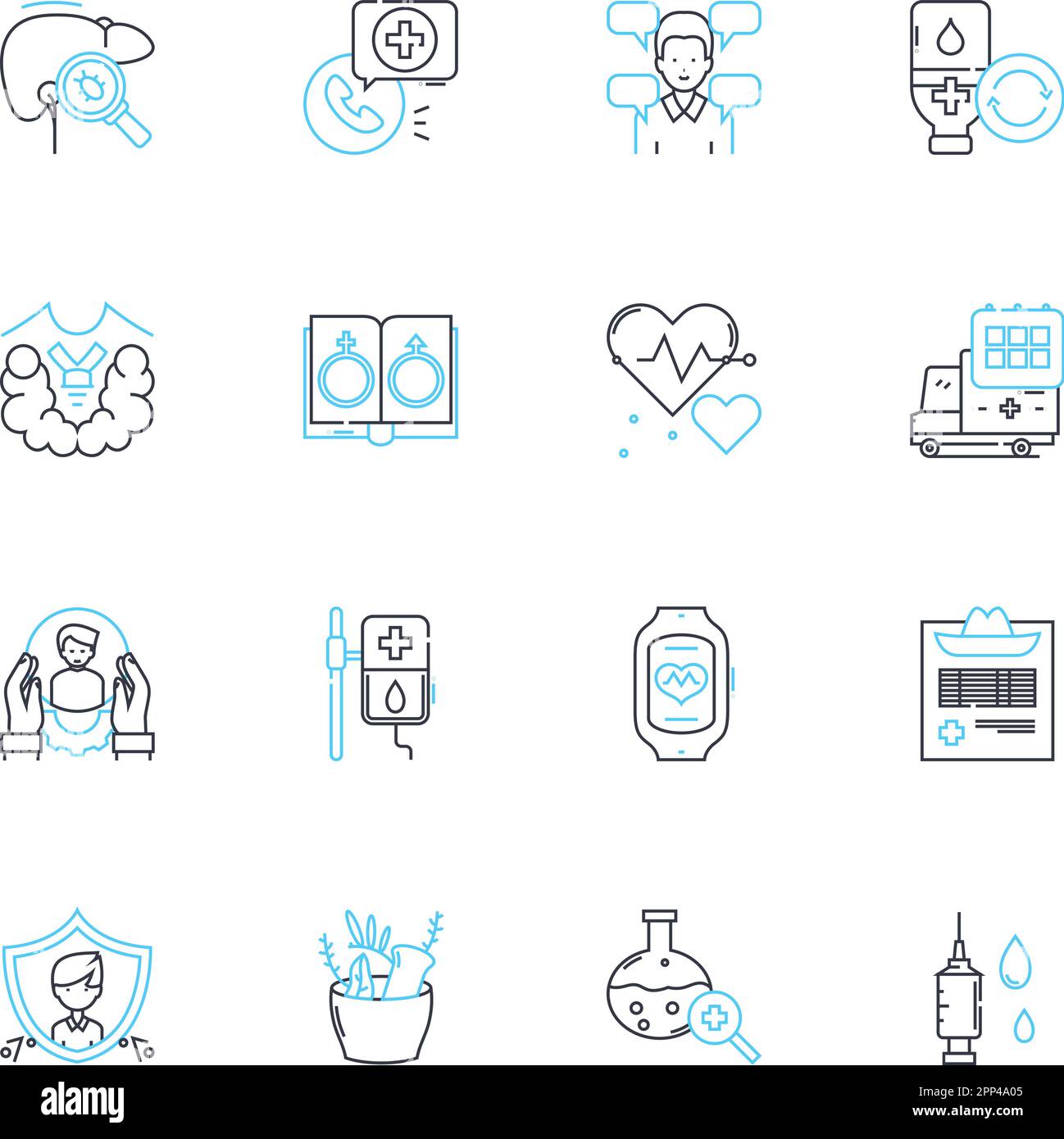 AgriTech linear icons set. Precision, Sustainable, Innovation, Yield ...