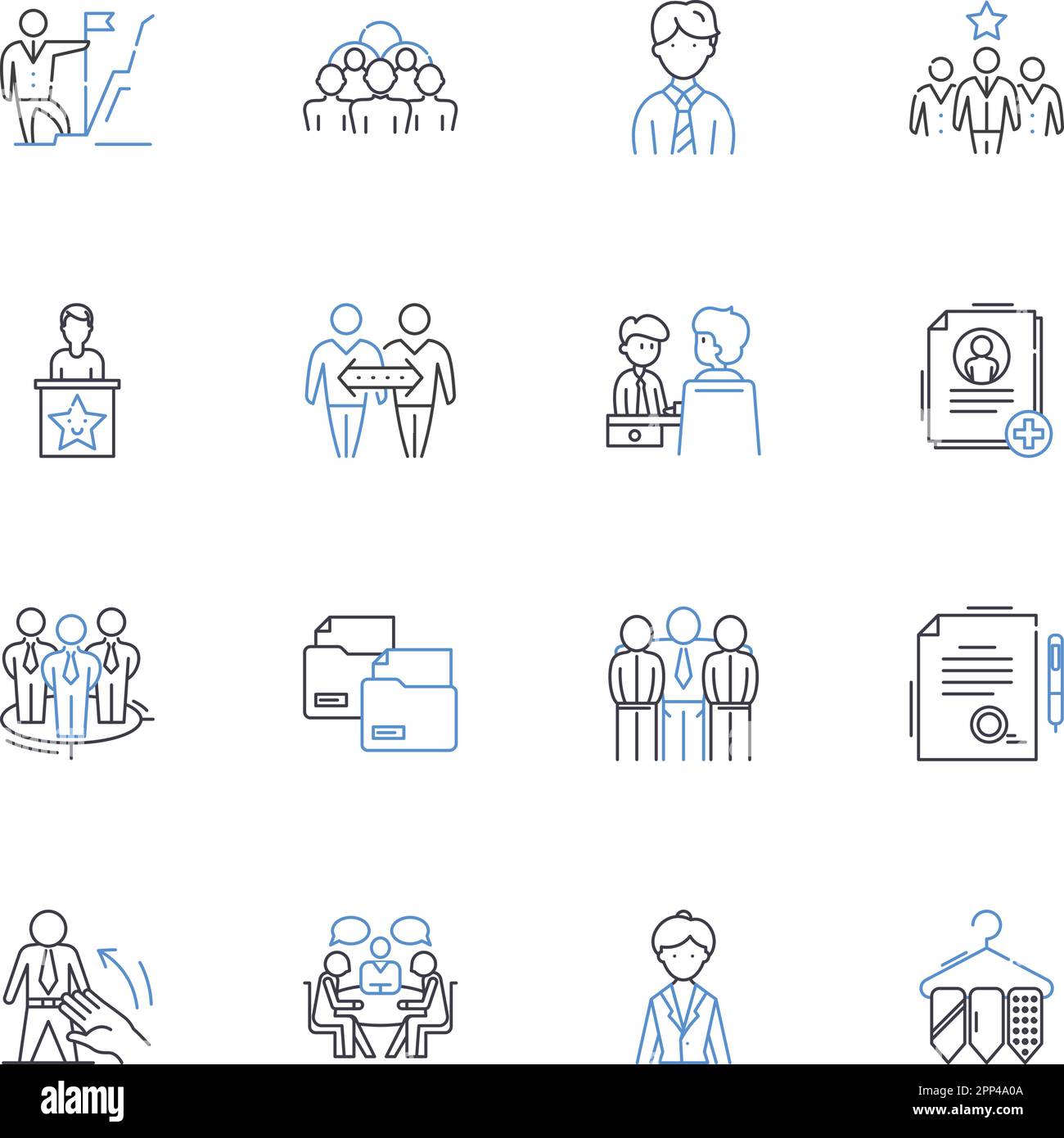 Storefront line icons collection. Display, Window, Entrance ...