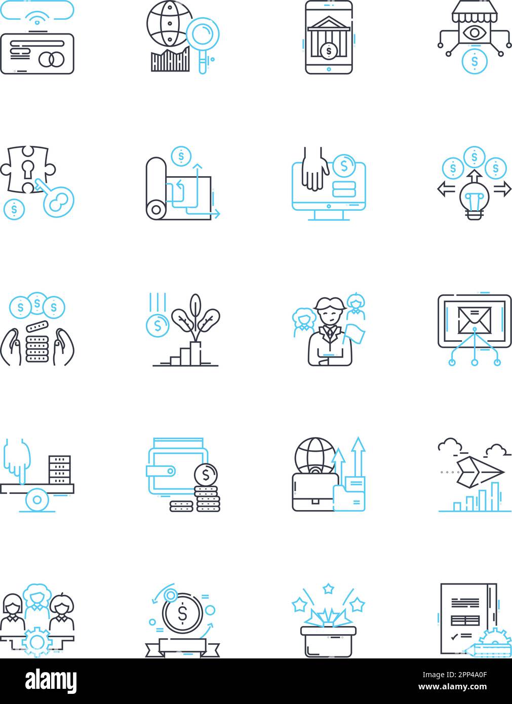 E-commerce linear icons set. Online, Marketplace, Retail, Shopping ...