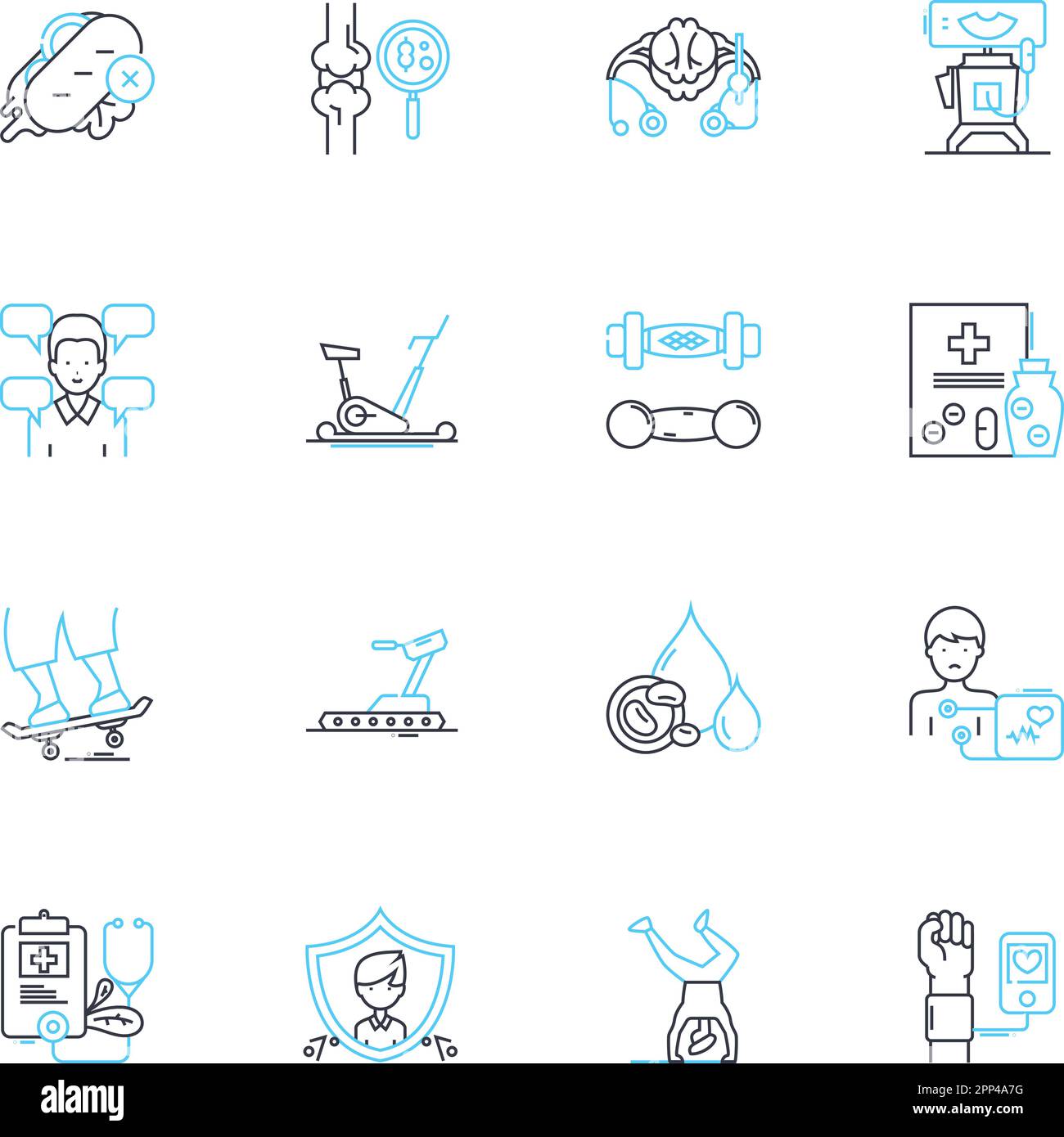 Spiritual guidance linear icons set. Meditation, Mindfulness, Insight ...