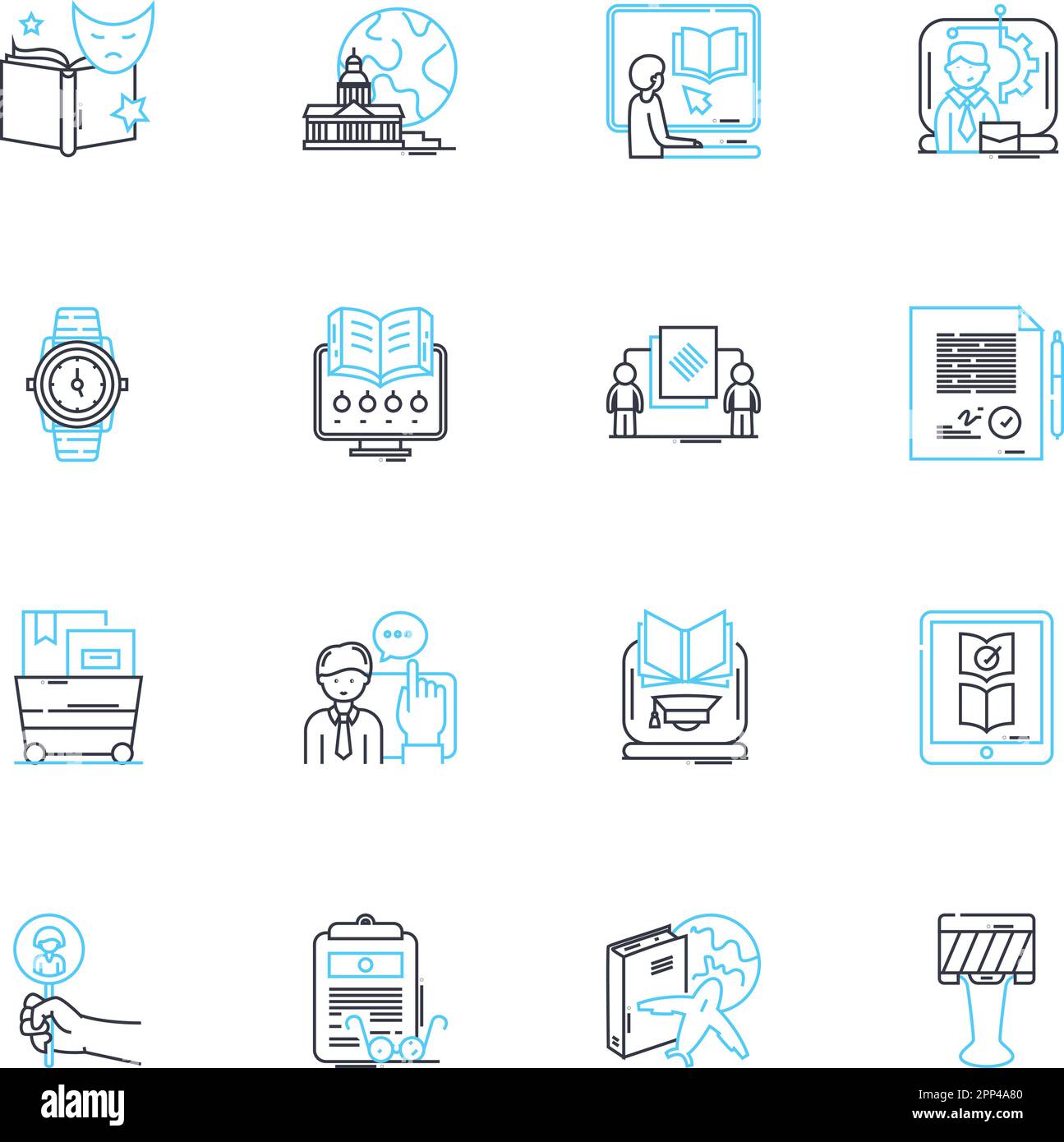 Analysis scheme linear icons set. Diagram, Logic, Methodology ... Analysis scheme linear icons set. Diagram, Logic, Methodology ...