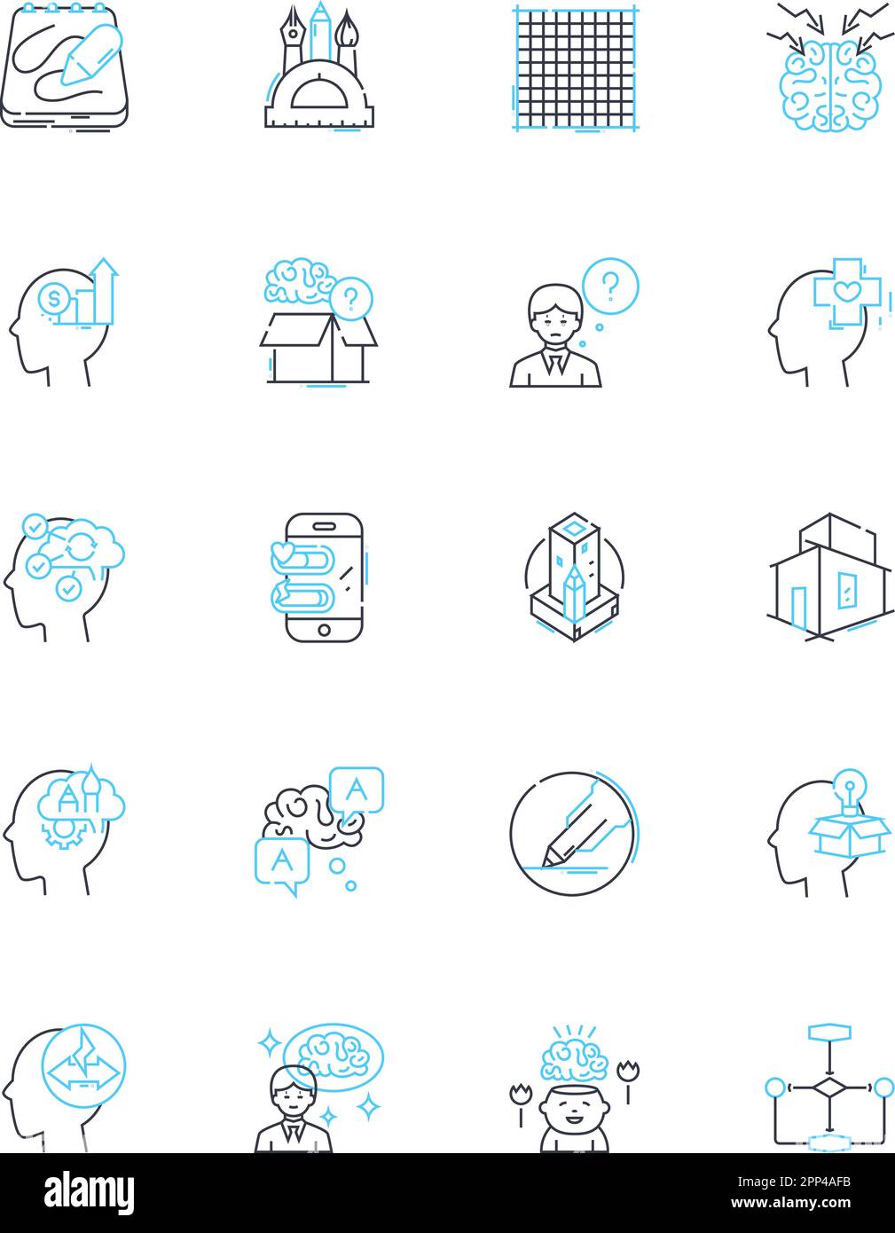 Reflecting and contemplating Stock Vector Images - Alamy