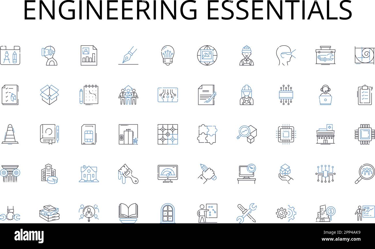 Engineering essentials line icons collection. Ethical, Integrity ...