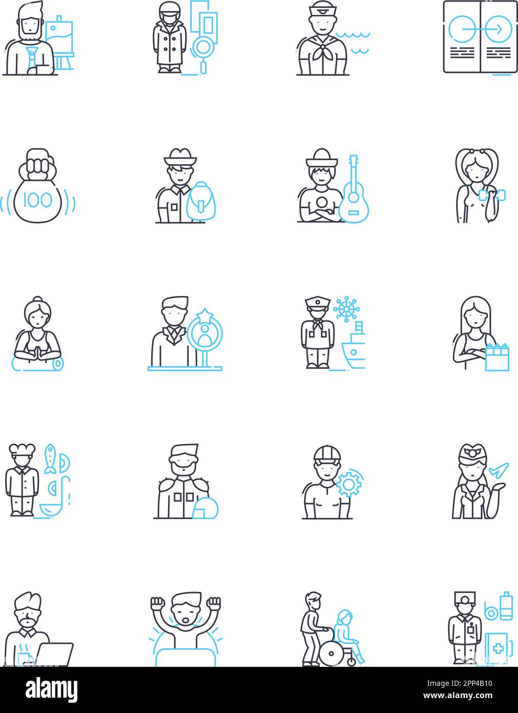 Self-marketing linear icons set. Branding, Nerking, Promotion ... Self-marketing linear icons set. Branding, Nerking, Promotion ...