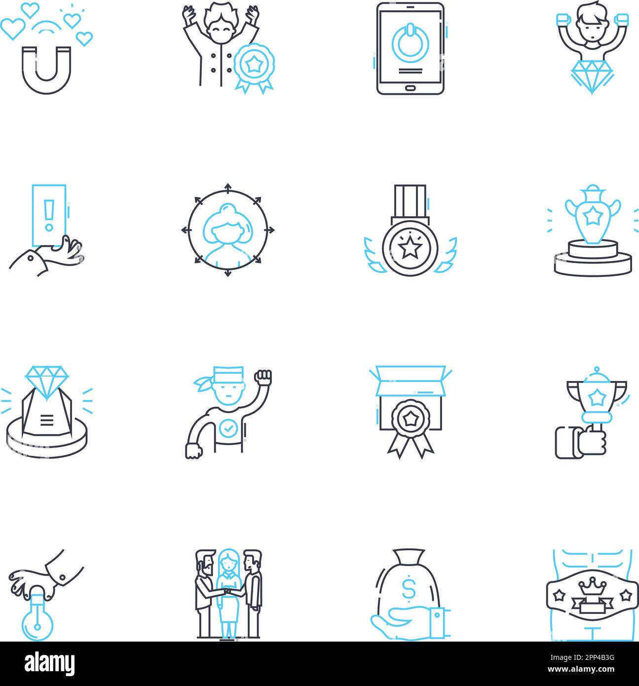 Personal Growth linear icons set. Transformation, Mindset, Evolution ...