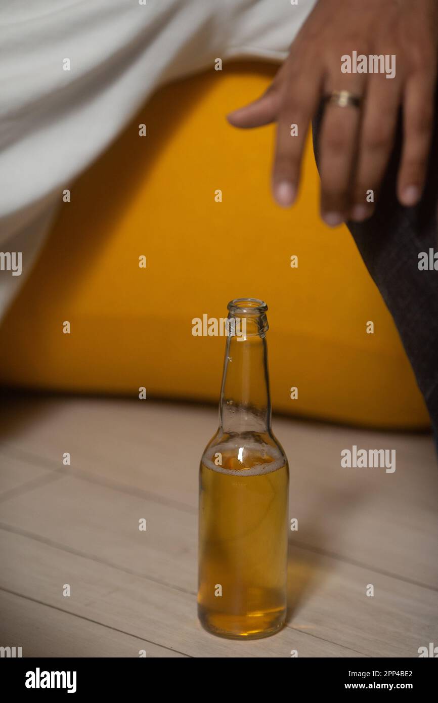 Football fans beer bottle hi-res stock photography and images - Alamy
