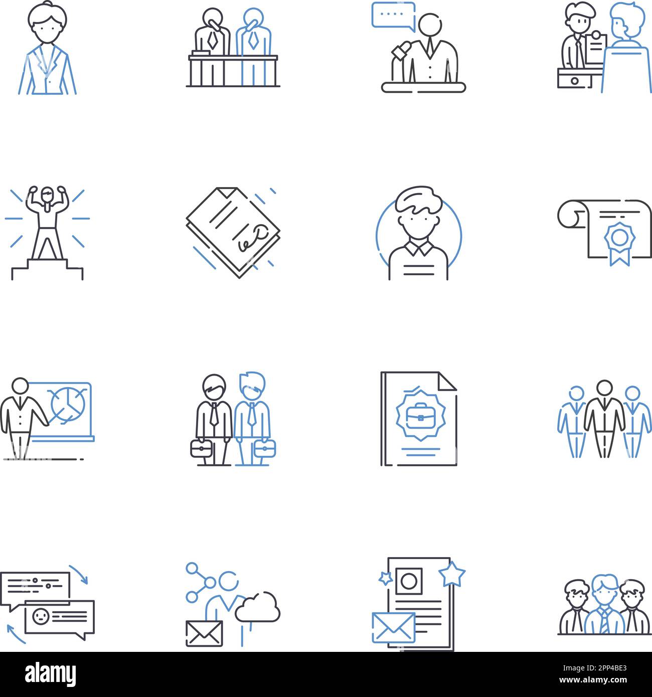 Graphic Design Line Icons Collection Typography Layout Color