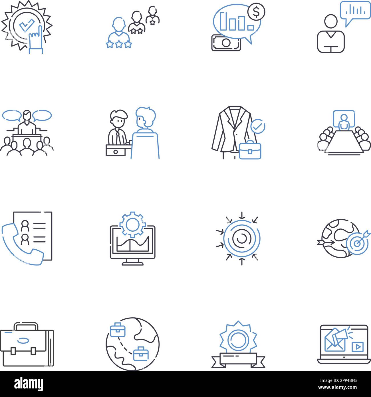 Web Development Line Icons Collection Html Css Javascript Php Ruby Python Frameworks
