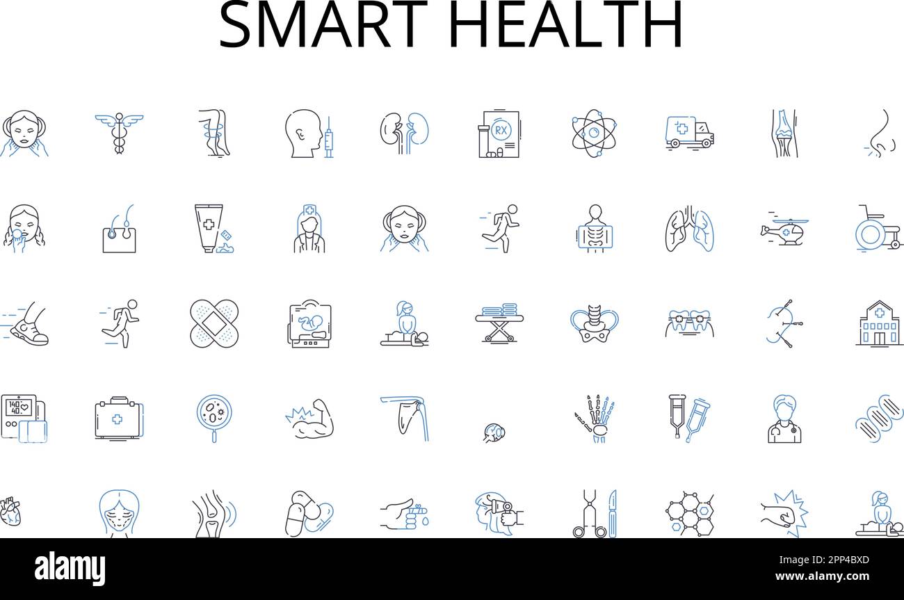 Smart health line icons collection. Adventure, Exploration, Journey ...