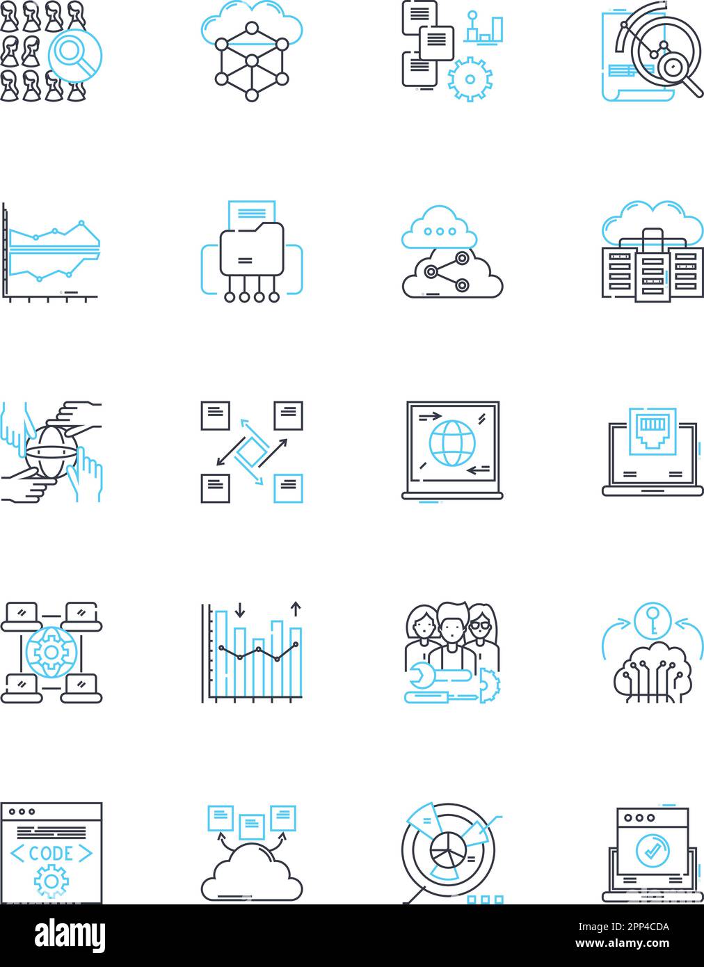 Mobile computing linear icons set. Mobility, Portability, Connectivity ... Mobile computing linear icons set. Mobility, Portability, Connectivity ...