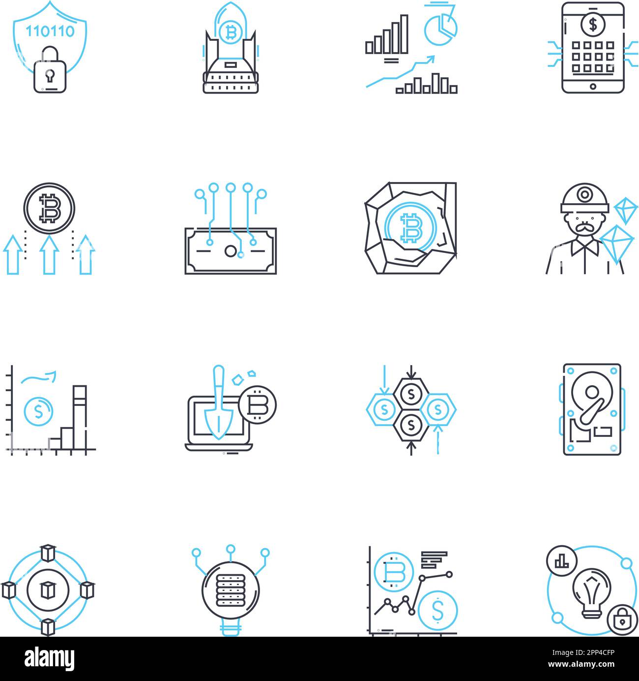 Renewable change linear icons set. Sustainability, Renewable, Energy ...