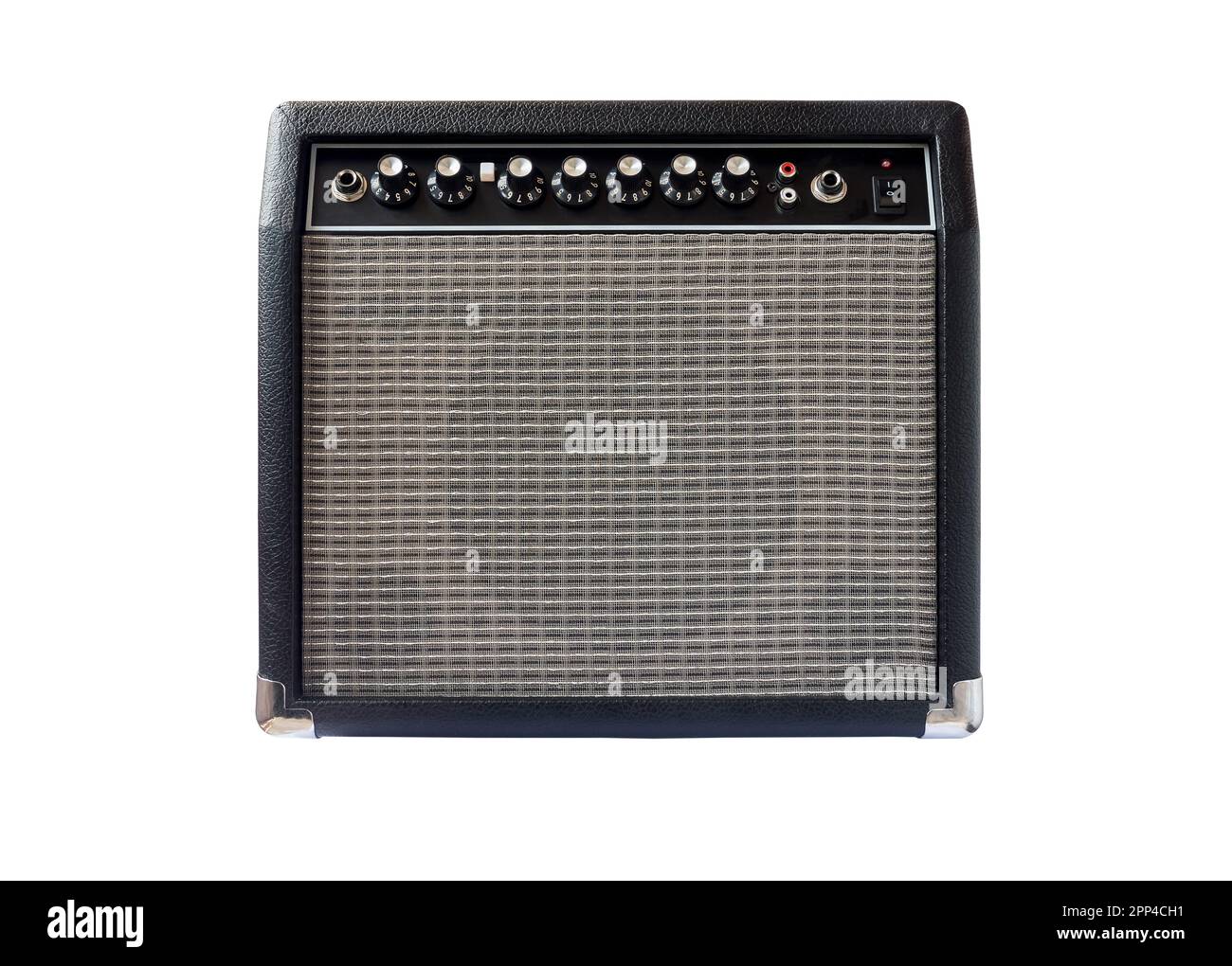 guitar amplifier isolated on white background Stock Photo - Alamy