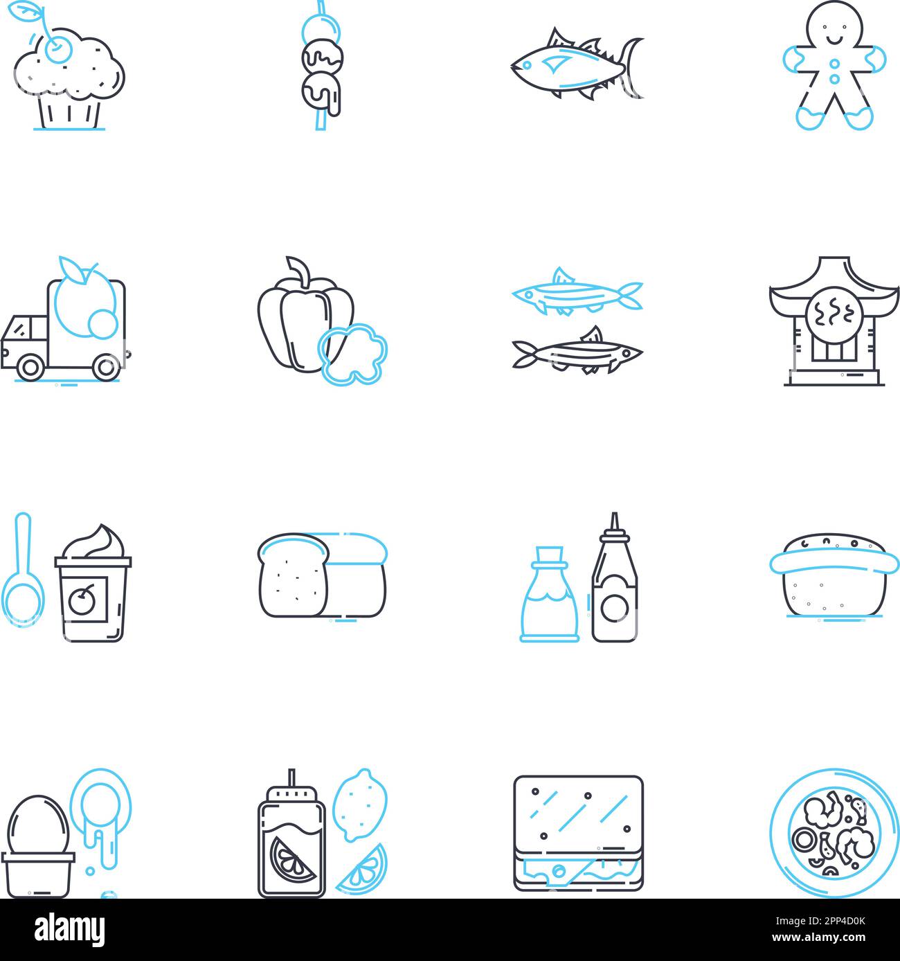 Savoring memoirs linear icons set. Reminiscing, Nostalgic, Recollection ...