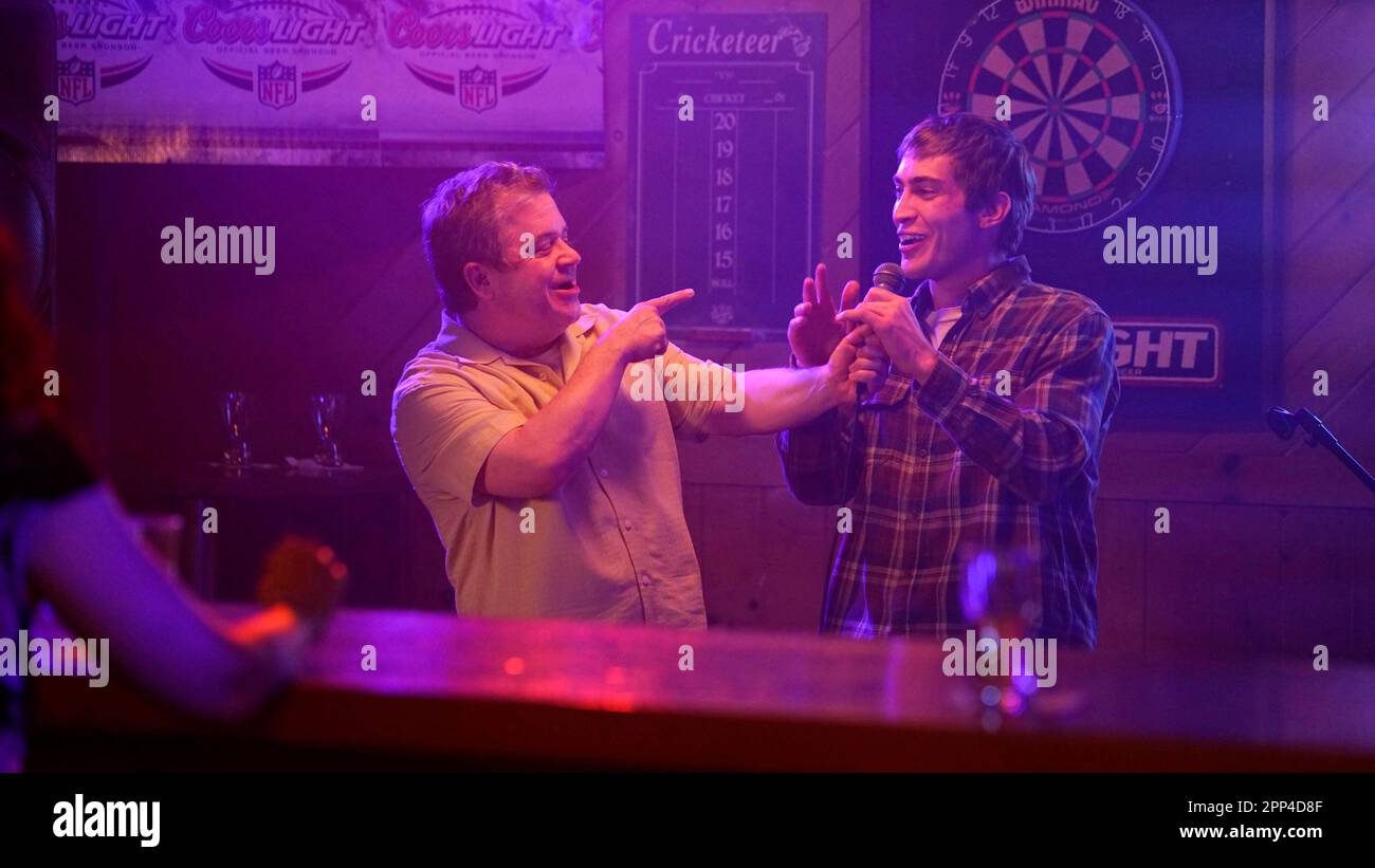 PATTON OSWALT and JAMES MOROSINI in I LOVE MY DAD (2022), directed by ...