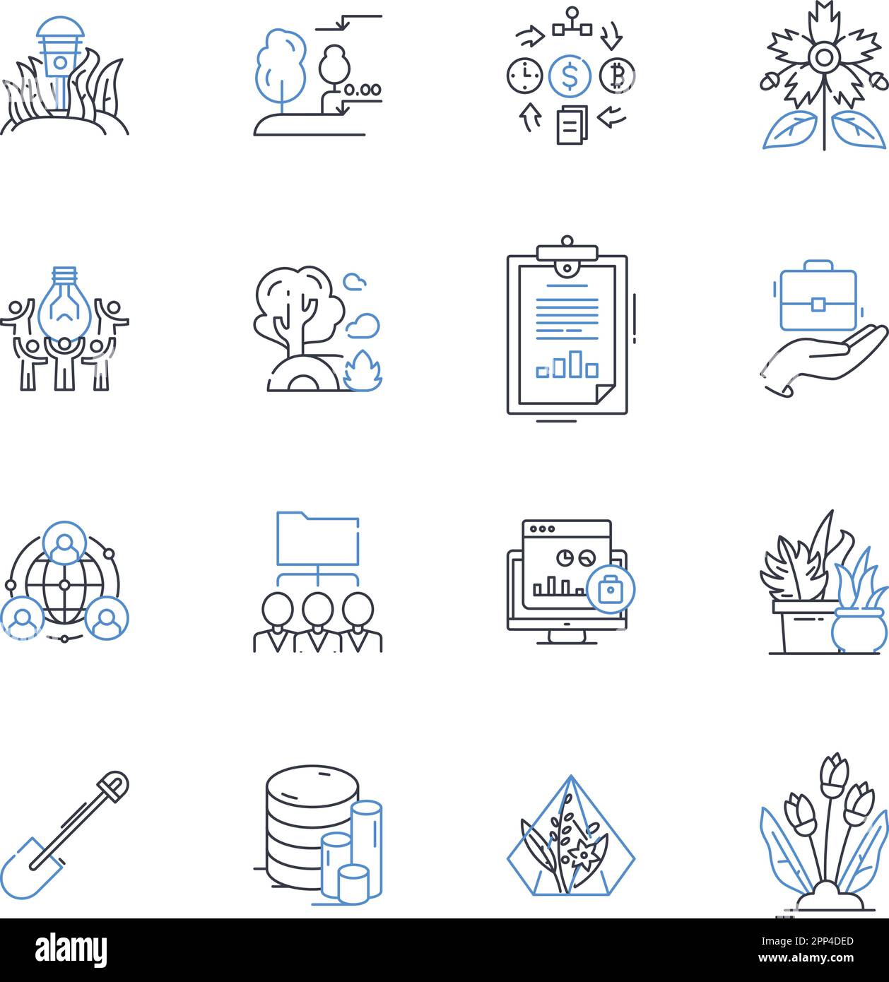 Healthcare industry line icons collection. Medicine, Wellness ...