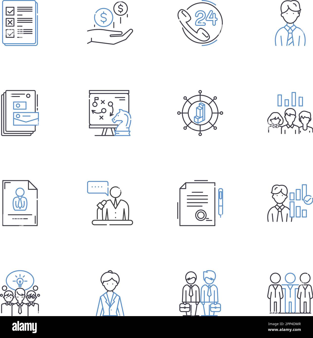 Daily grinders line icons collection. Routine, Monotonous, Workaholic ... Daily grinders line icons collection. Routine, Monotonous, Workaholic ...