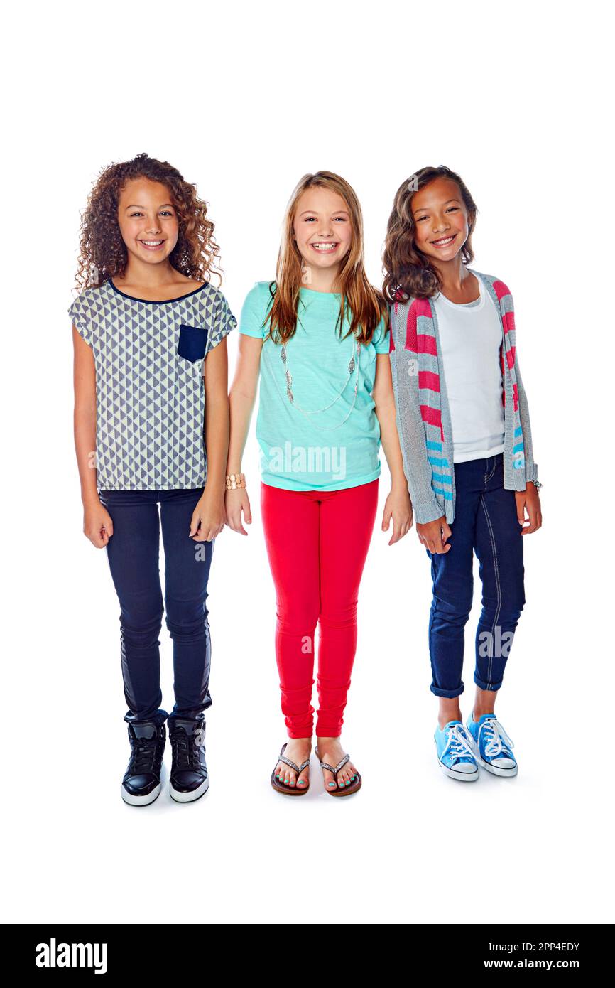 Best friends are never apart. Studio portrait of a group of young ...