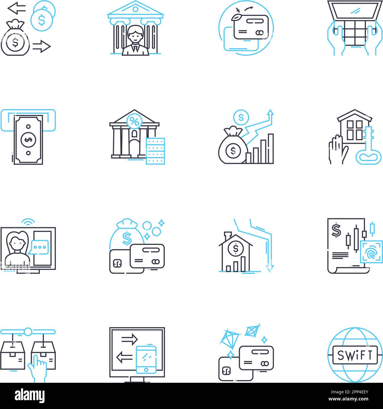 Asset direction linear icons set. Orientation, Positioning, Alignment ... Asset direction linear icons set. Orientation, Positioning, Alignment ...