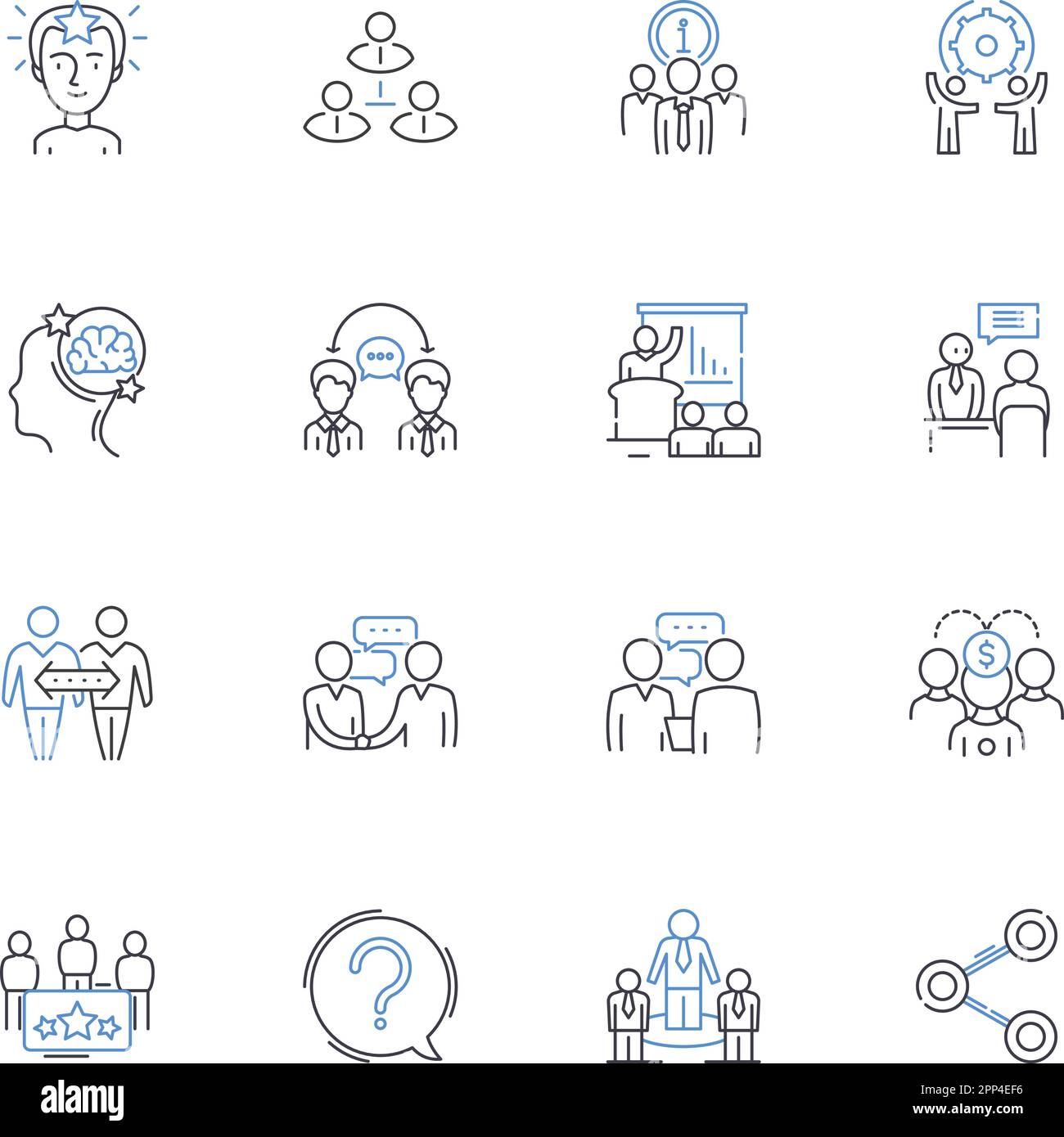 Performance Optimization line icons collection. Efficiency, Scalability ...