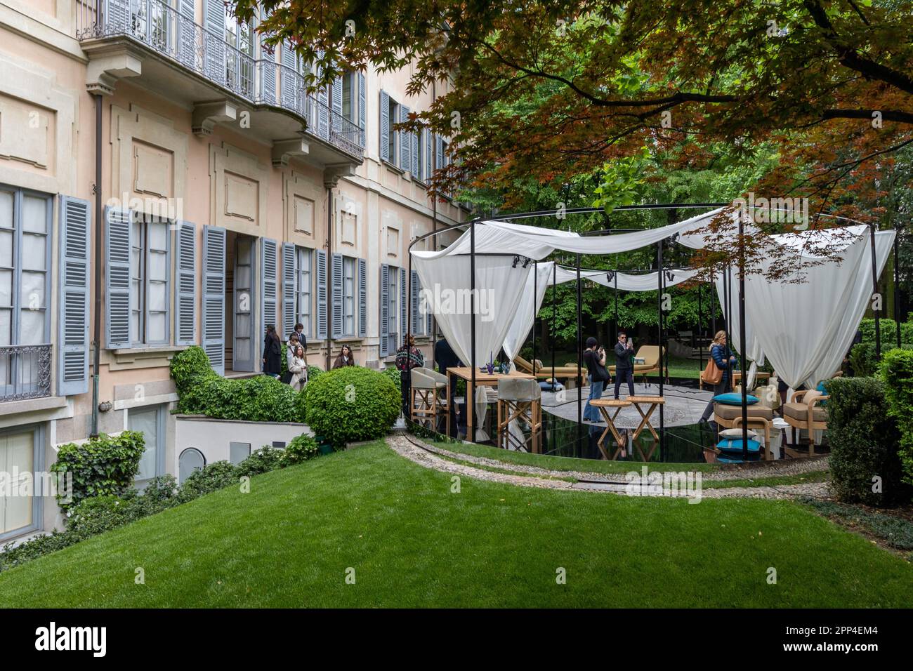 Milan, Italy - 22nd April 2023 -Fuorisalone Milan design week - Giorgio ...