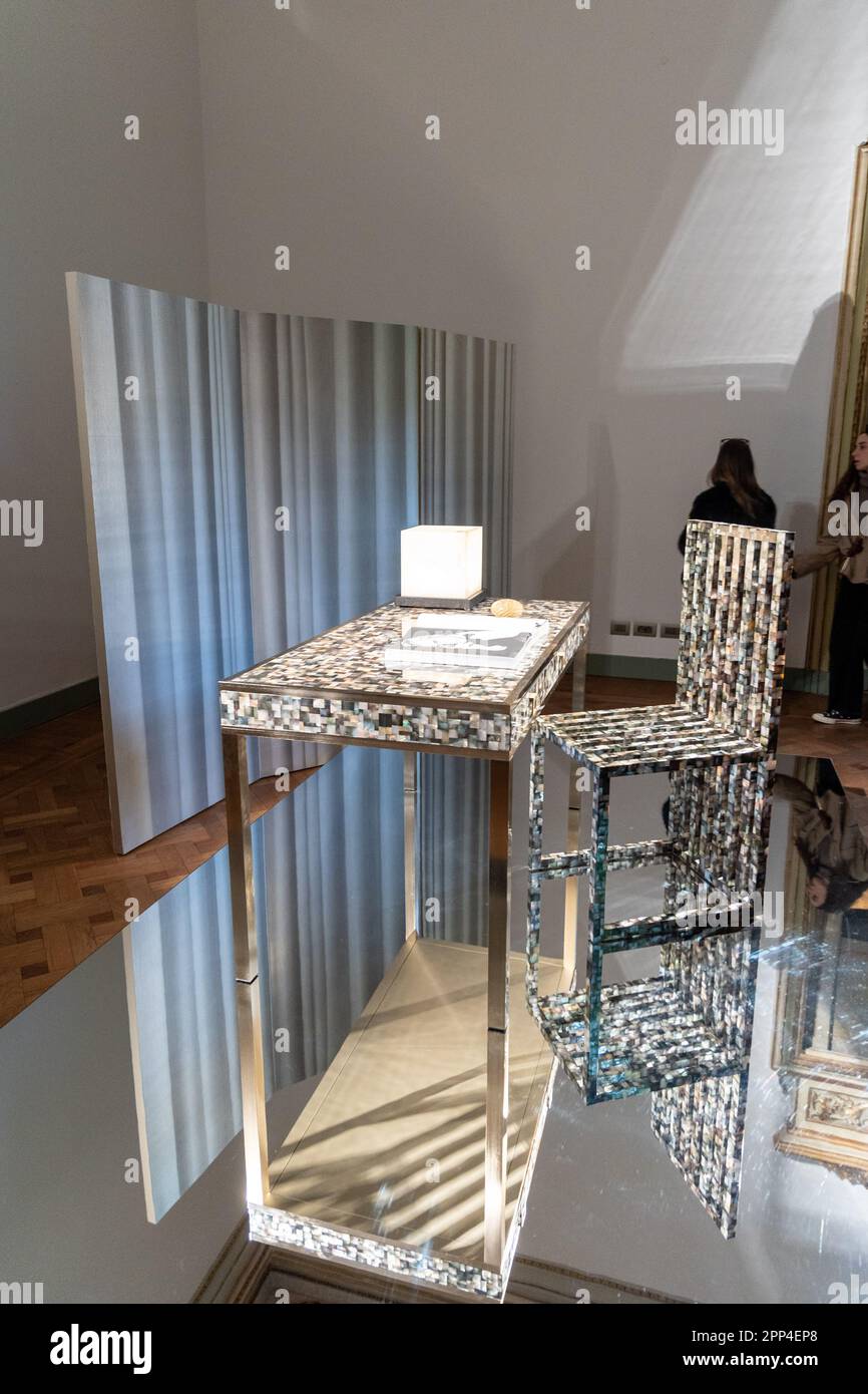 Milan, Italy - 22nd April 2023 -Fuorisalone Milan design week - Giorgio ...