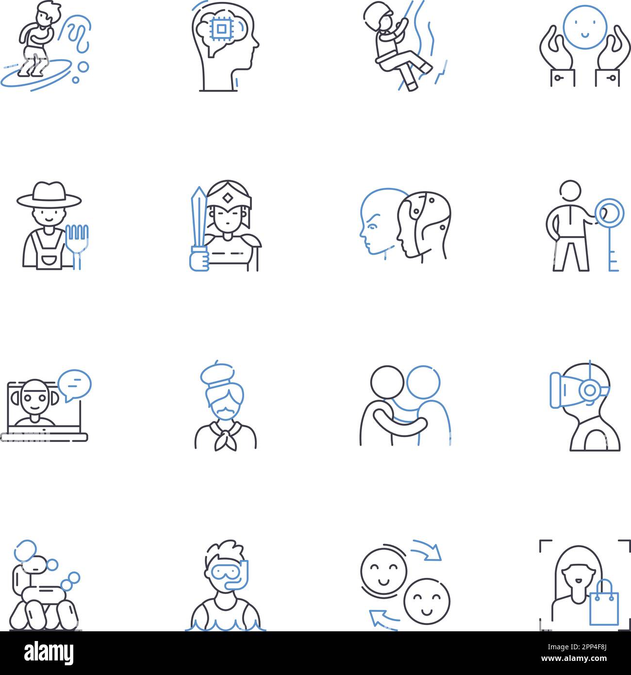 Staff Guidance Line Icons Collection Mentorship Support Direction Coaching Empowerment