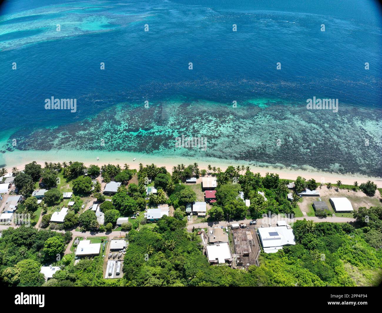 Murray island australia aerial hi-res stock photography and images - Alamy