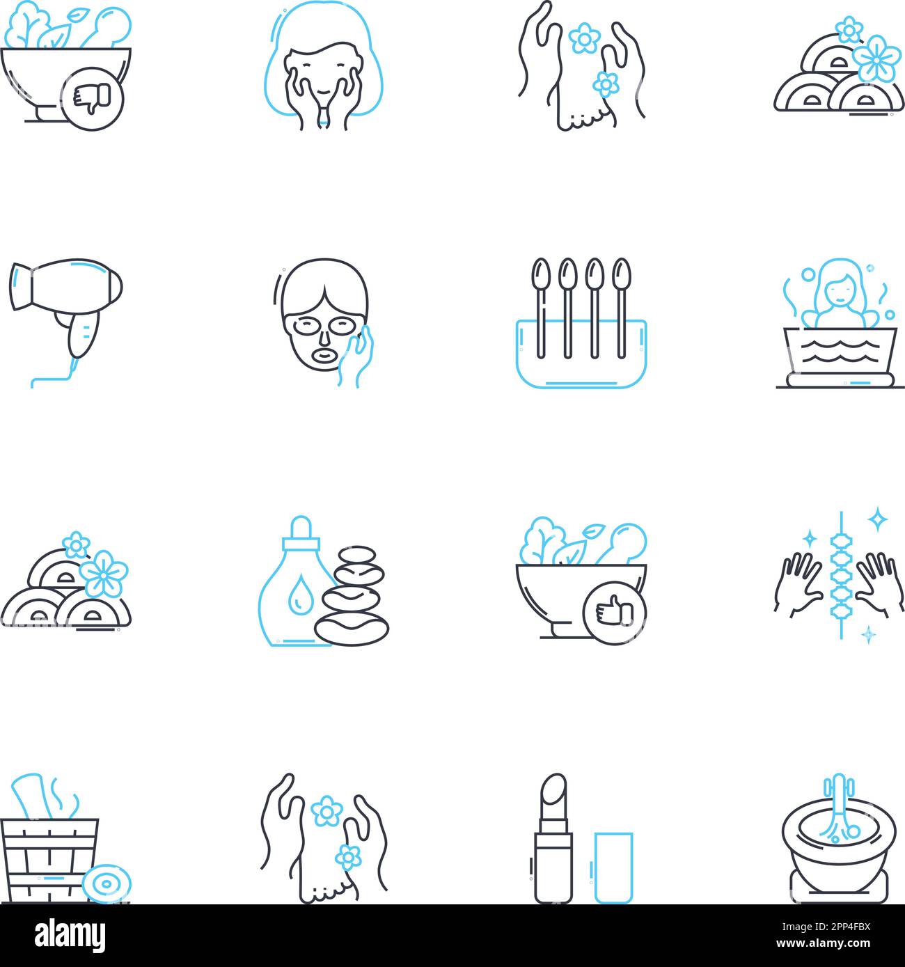 Ethereal linear icons set. Otherworldly, Transcendent, Enchanting ...