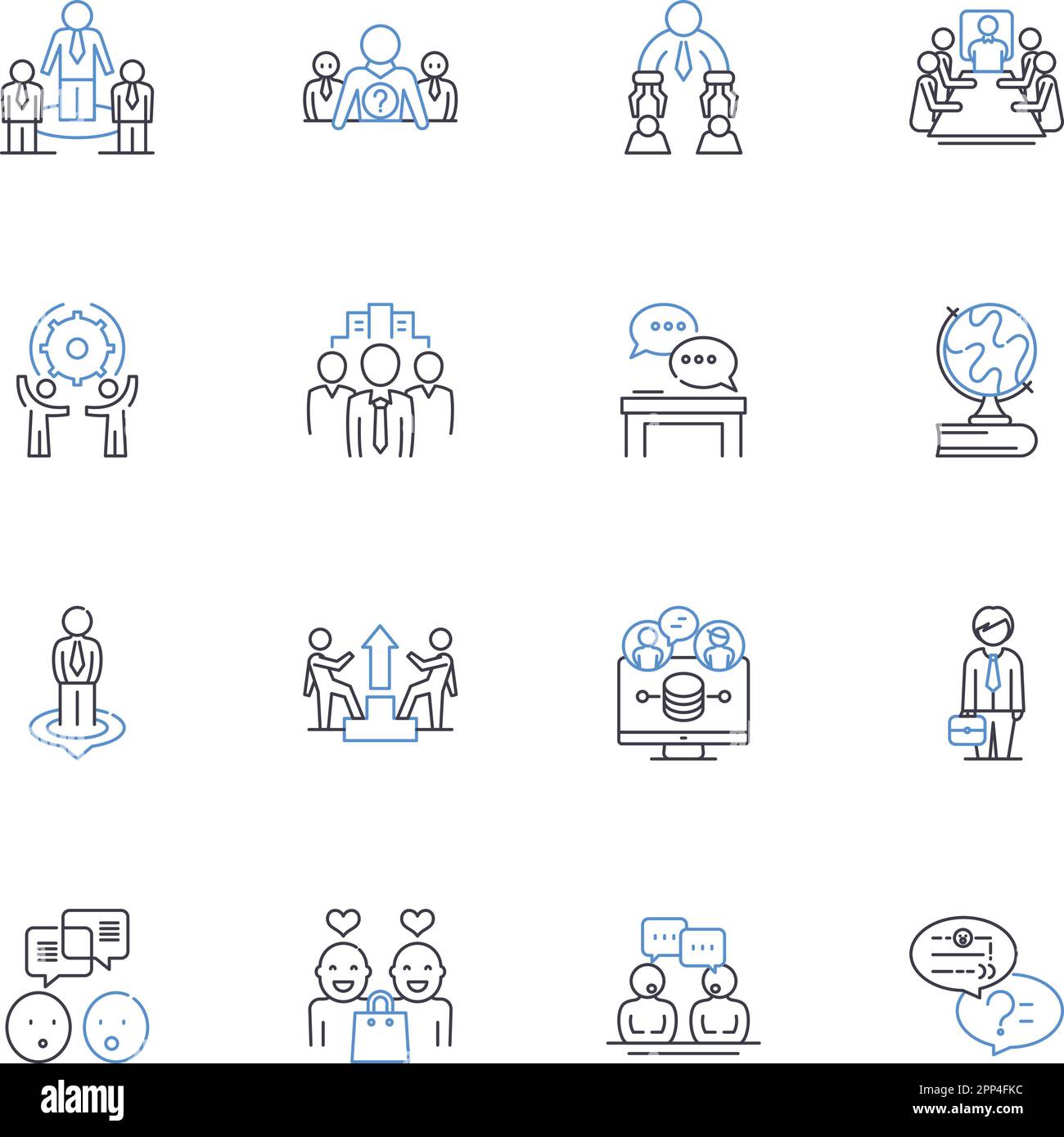 Online chat line icons collection. Messaging, Communication, Live ... Online chat line icons collection. Messaging, Communication, Live ...