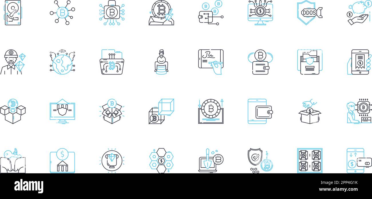 Business Analytics Linear Icons Set Data Analysis Insights Metrics Optimization Strategy