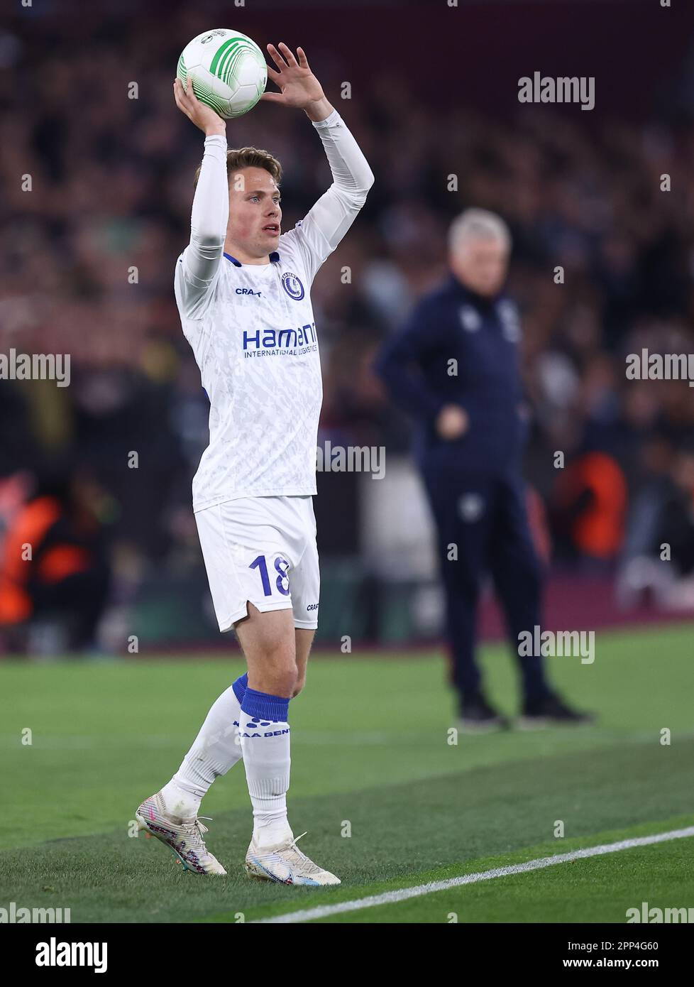Matisse Samoise of KAA Gent during West Ham United v KAA Gent football ...