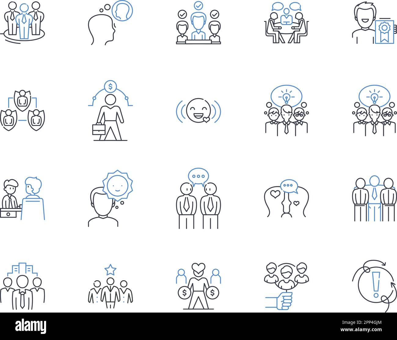 Workforce squad line icons collection. Teamwork, Collaboration ... Workforce squad line icons collection. Teamwork, Collaboration ...