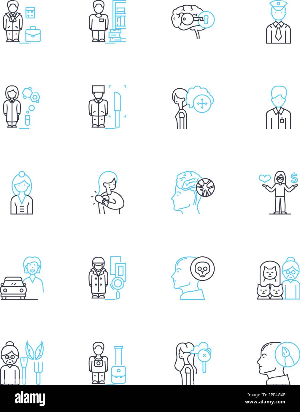 Internationalization Linear Icons Set Globalization Localization