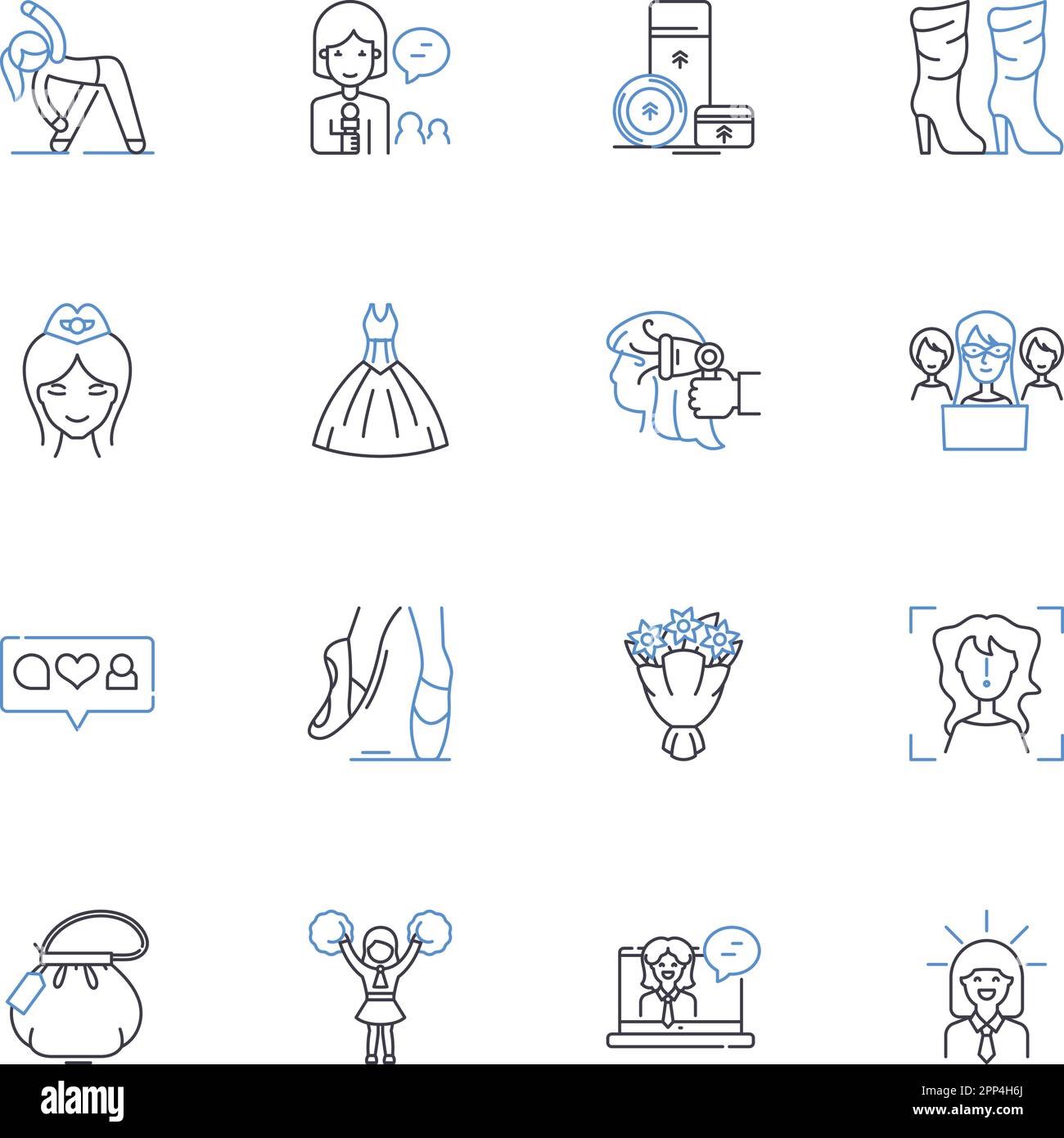 Partners line icons collection. Alliance, Collaboration, Cohesion ...