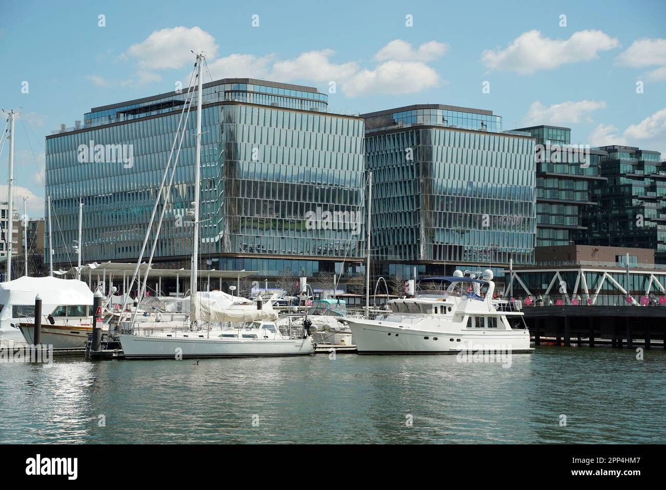 Boats and Buildings at the newly redeveloped Southwest Waterfront area ...