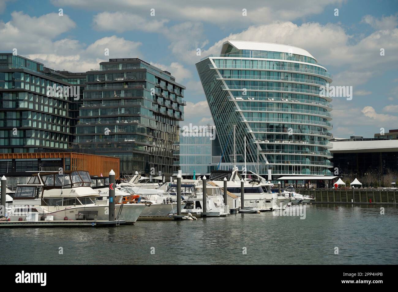 Boats and Buildings at the newly redeveloped Southwest Waterfront area ...