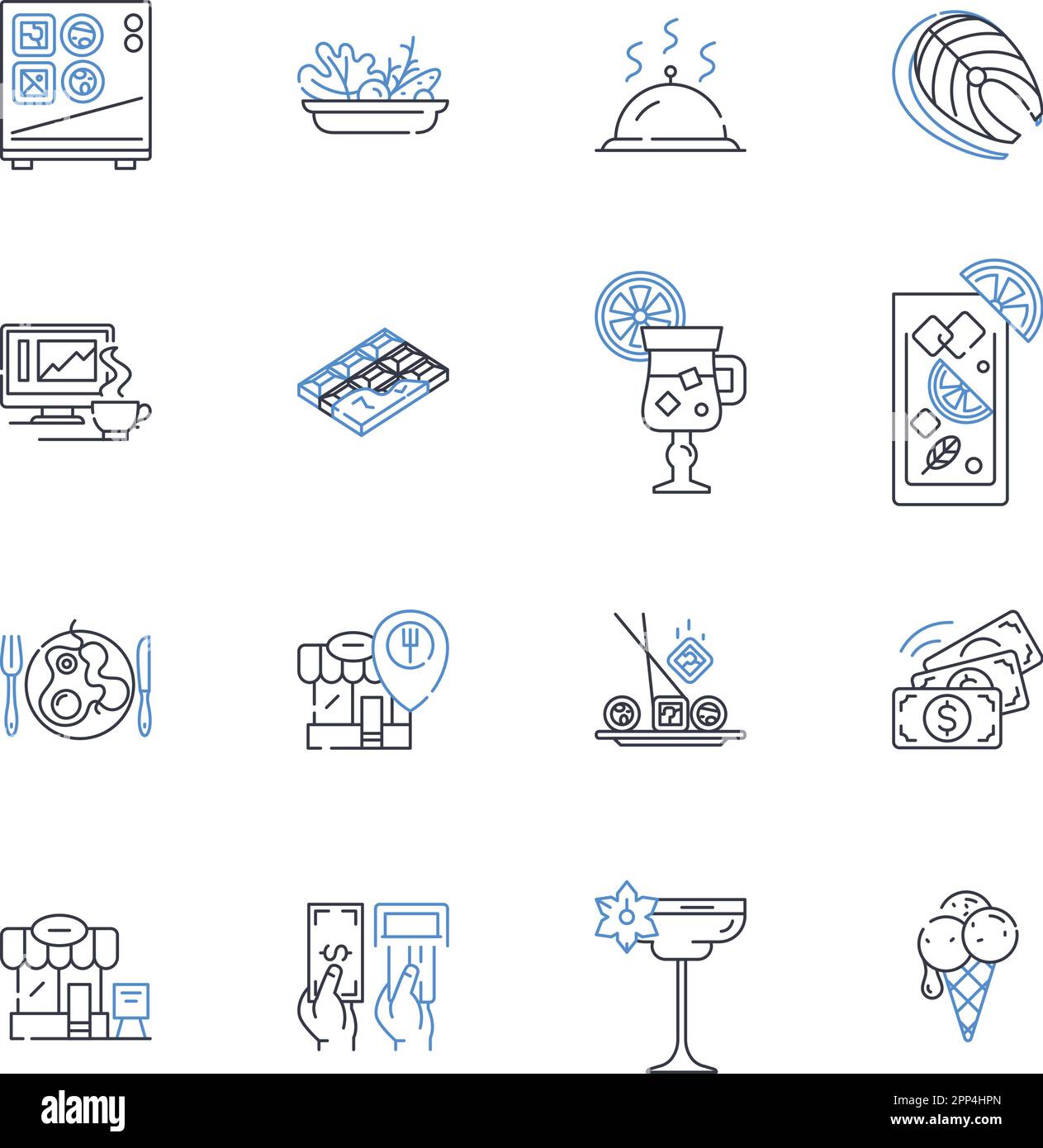 Staff supervision line icons collection. Leadership, Accountability ... Staff supervision line icons collection. Leadership, Accountability ...