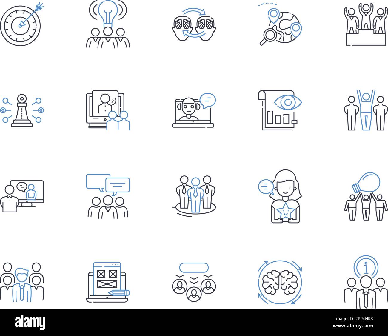 Synergetic Teamwork line icons collection. ollaboration, unity ... Synergetic Teamwork line icons collection. ollaboration, unity ...