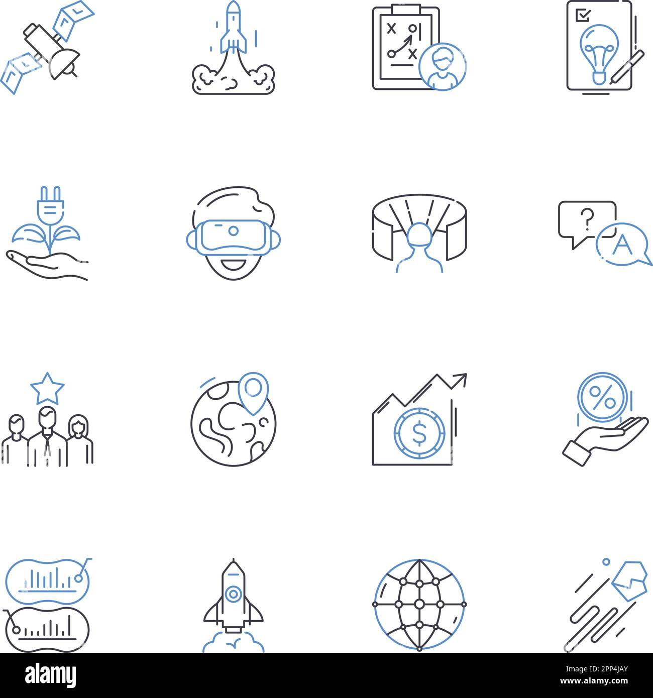 Rejuvenation line icons collection. Renewal, Revitalization, Rebirth ...