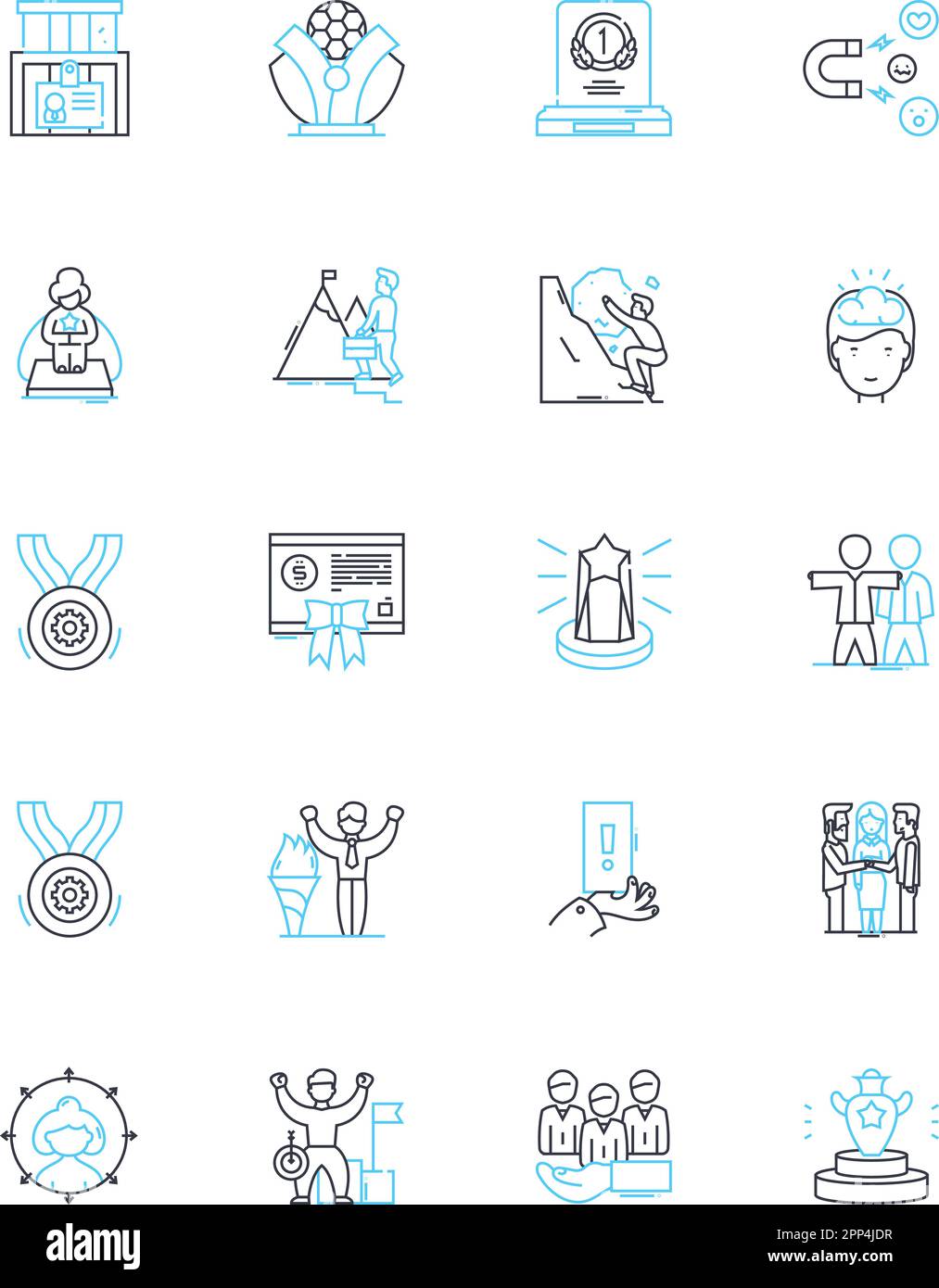 Wellness coaching linear icons set. Mindfulness, Balance, Self-care, Health, Nutrition, Fitness ...