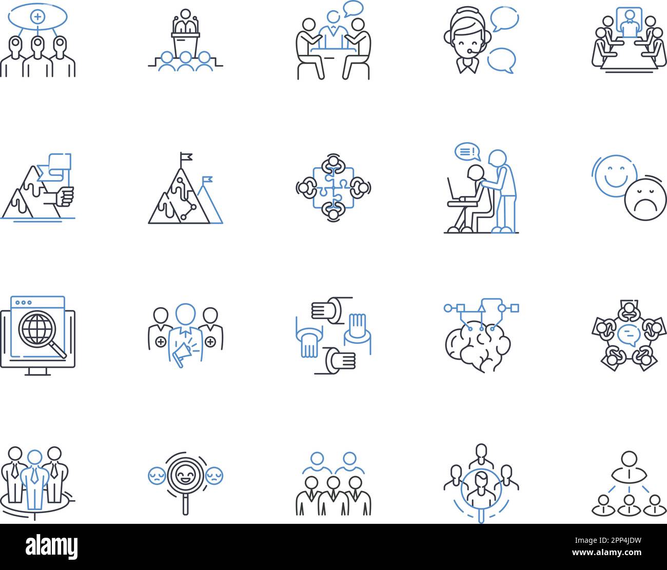 Combined effort line icons collection. ollaboration, teamwork, synergy ... Combined effort line icons collection. ollaboration, teamwork, synergy ...