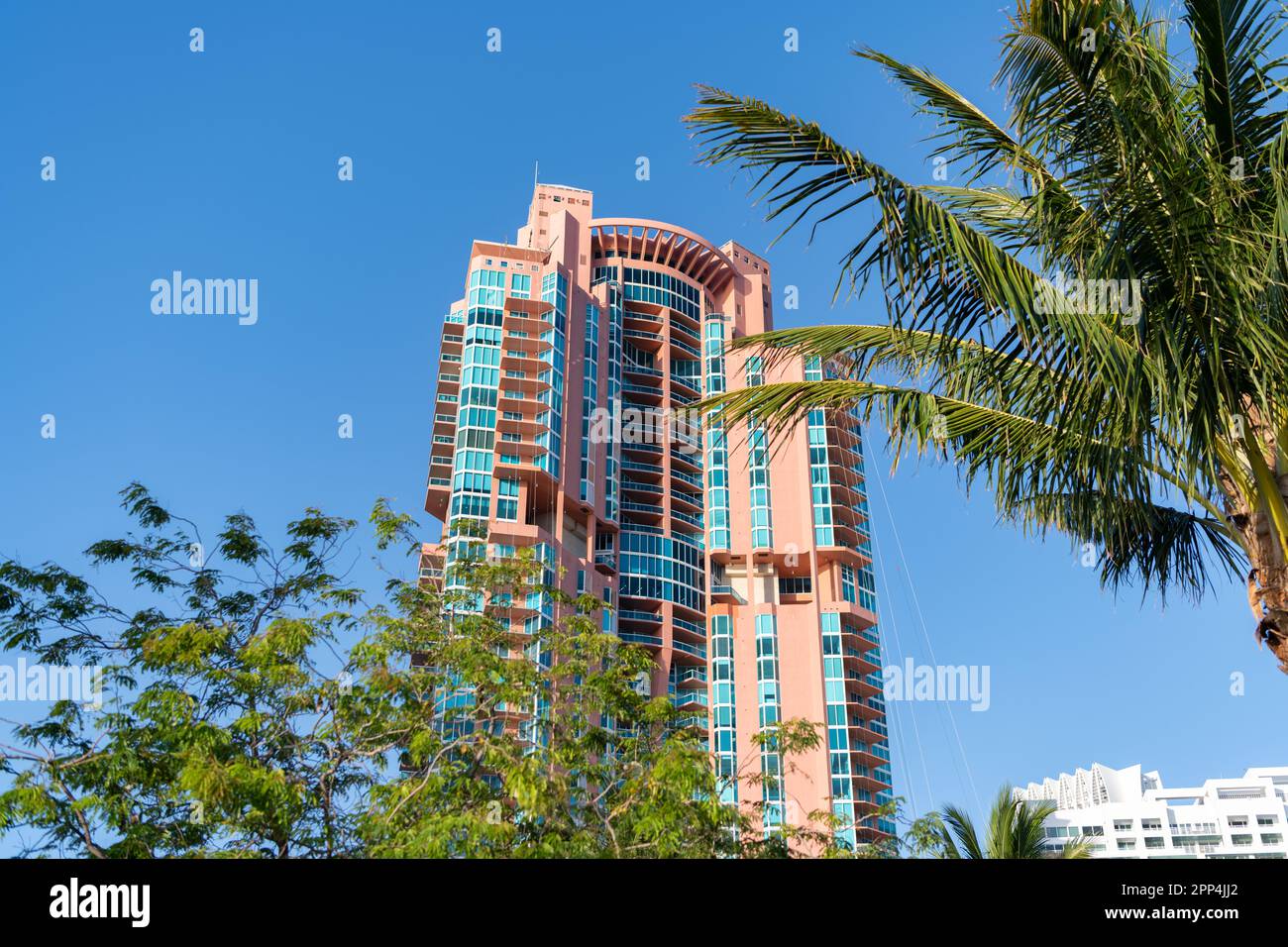 high skyscraper architecture on blue sky. skyscraper architecture ...