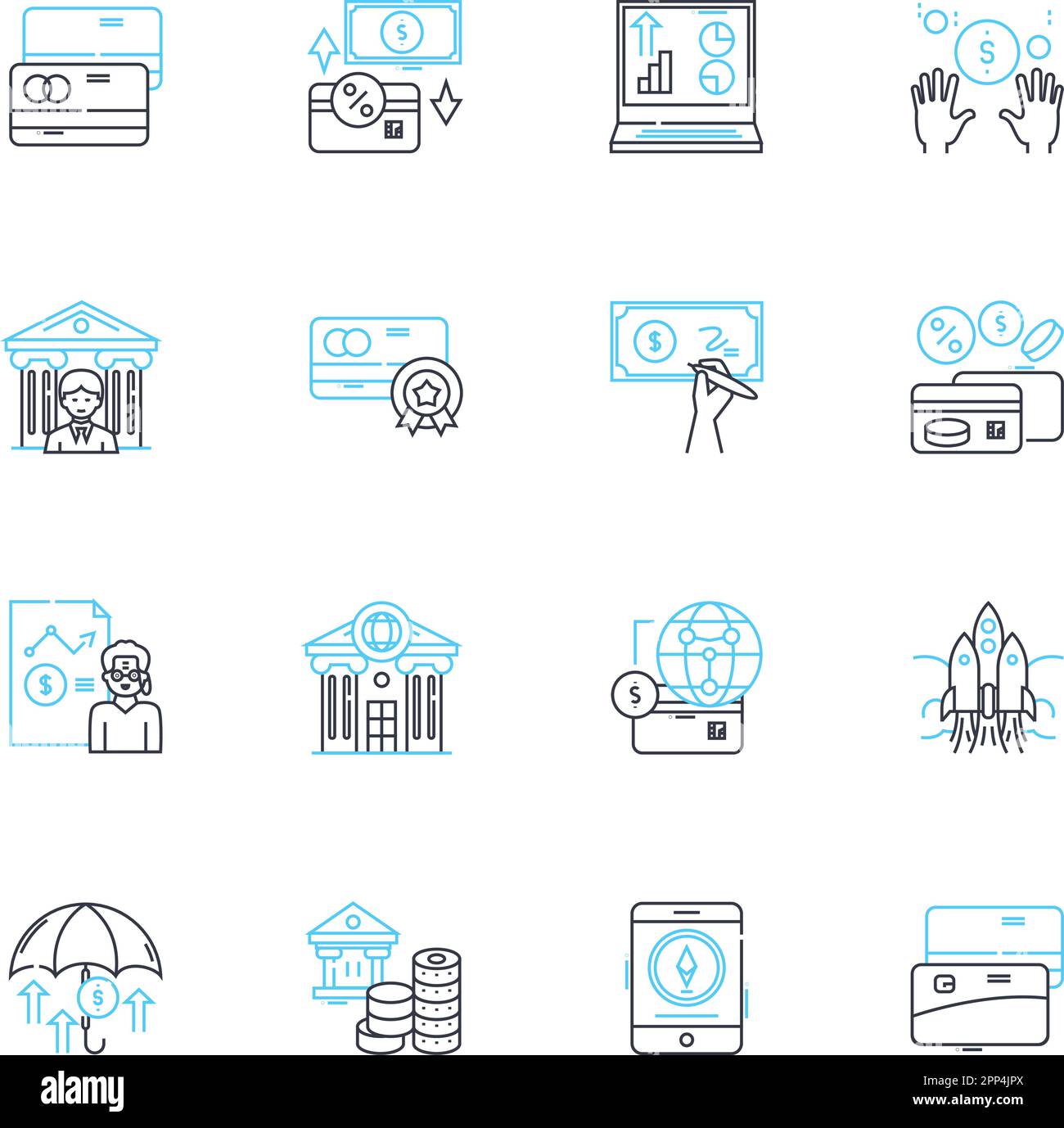 E-commerce linear icons set. Shopping, Online, Retail, Marketplace ...