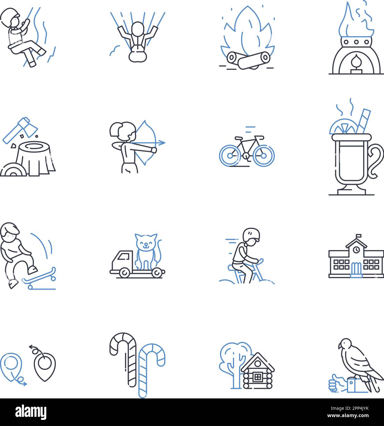 Escape line icons collection. Breakout, Liberty, Freedom, Evasion ...