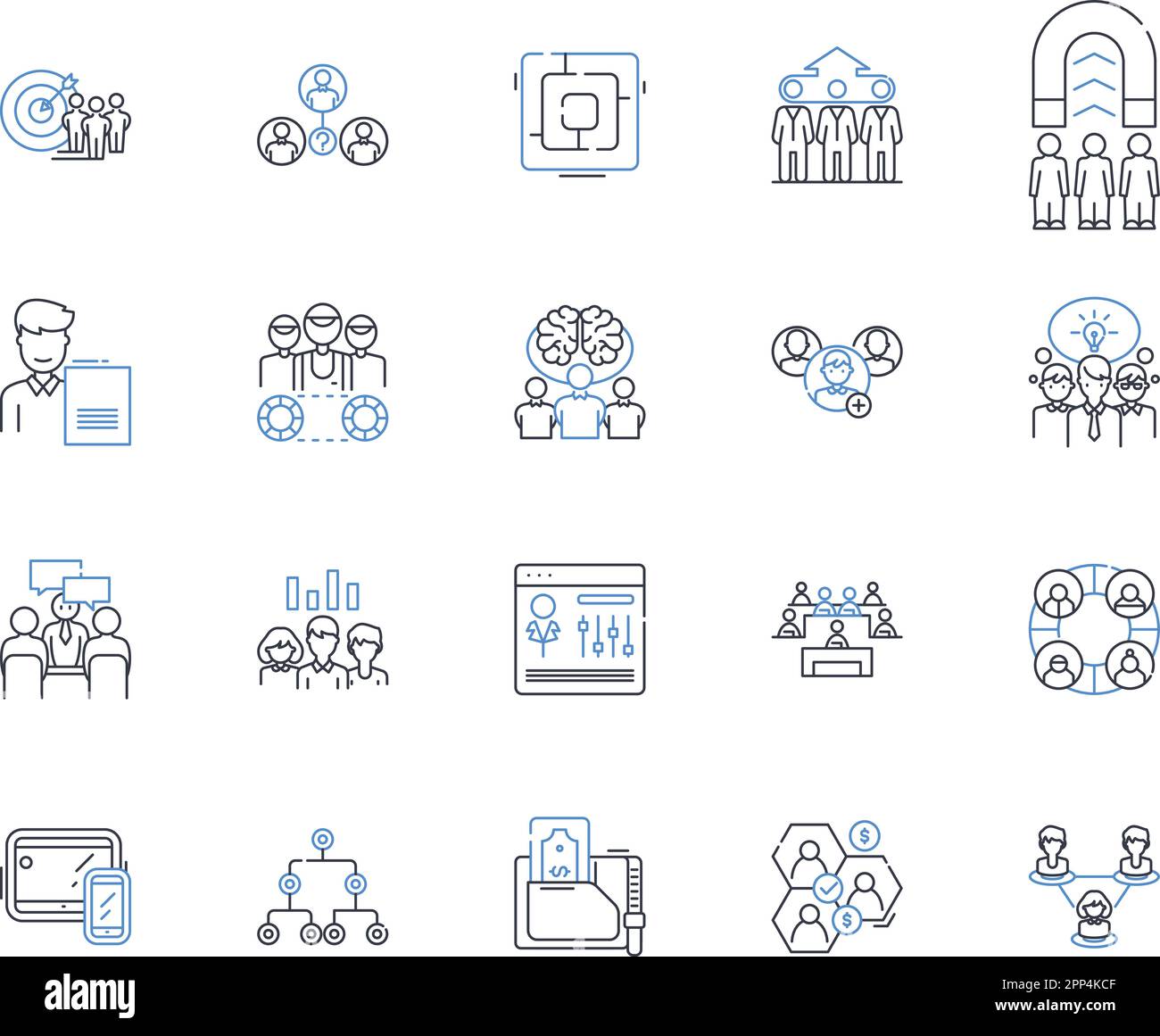 Product showcase line icons collection. Exhibition, Launch, Demo ... Product showcase line icons collection. Exhibition, Launch, Demo ...