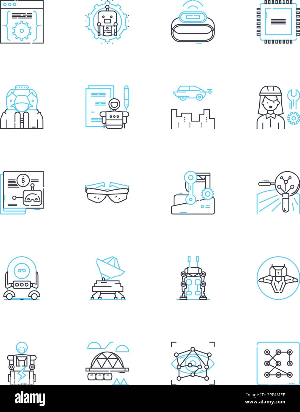 Area linear icons set. Community, Location, Territory, Region, Z ...