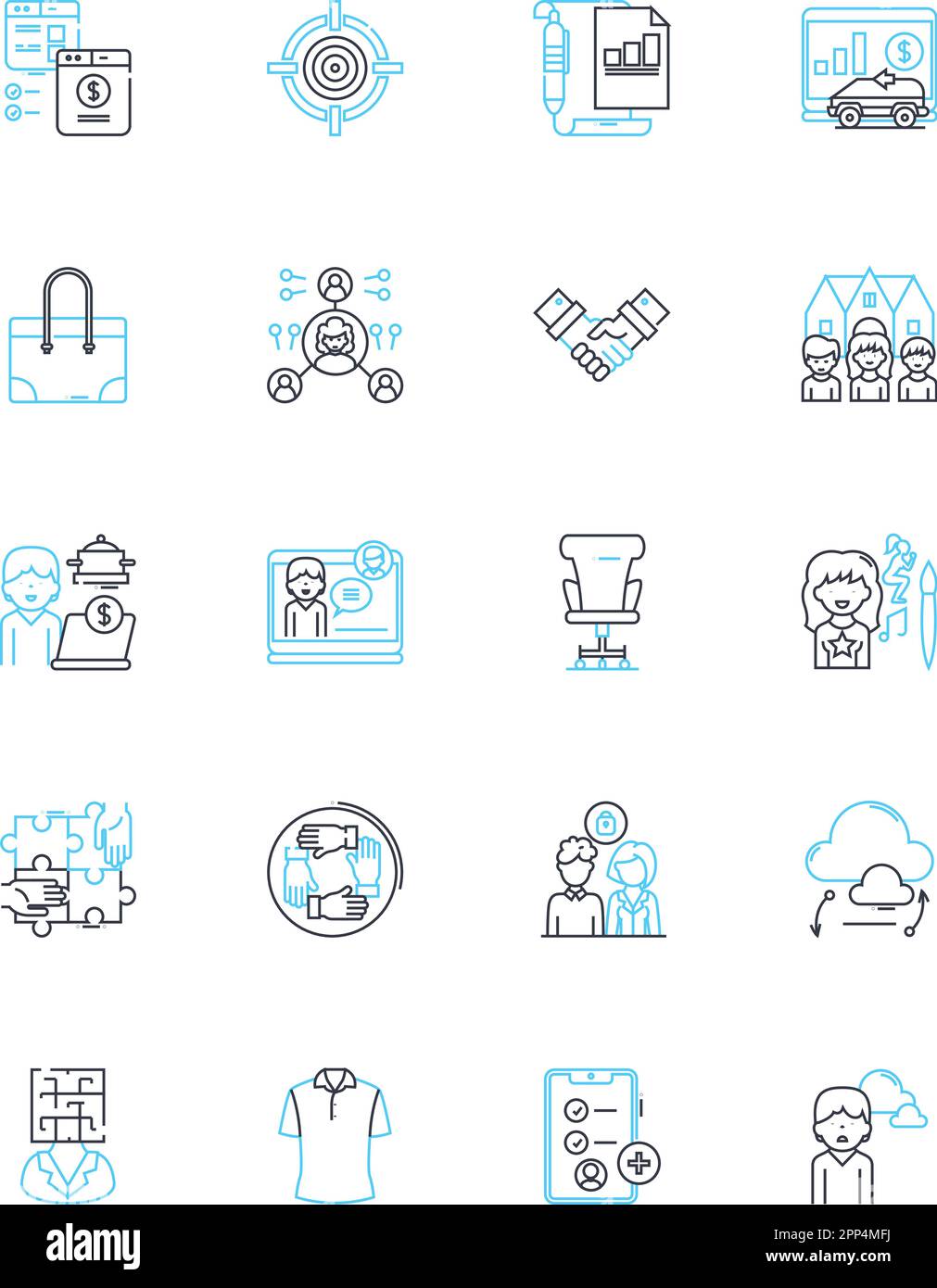 Video conferencing linear icons set. Remote, Virtual, Collaboration ... Video conferencing linear icons set. Remote, Virtual, Collaboration ...
