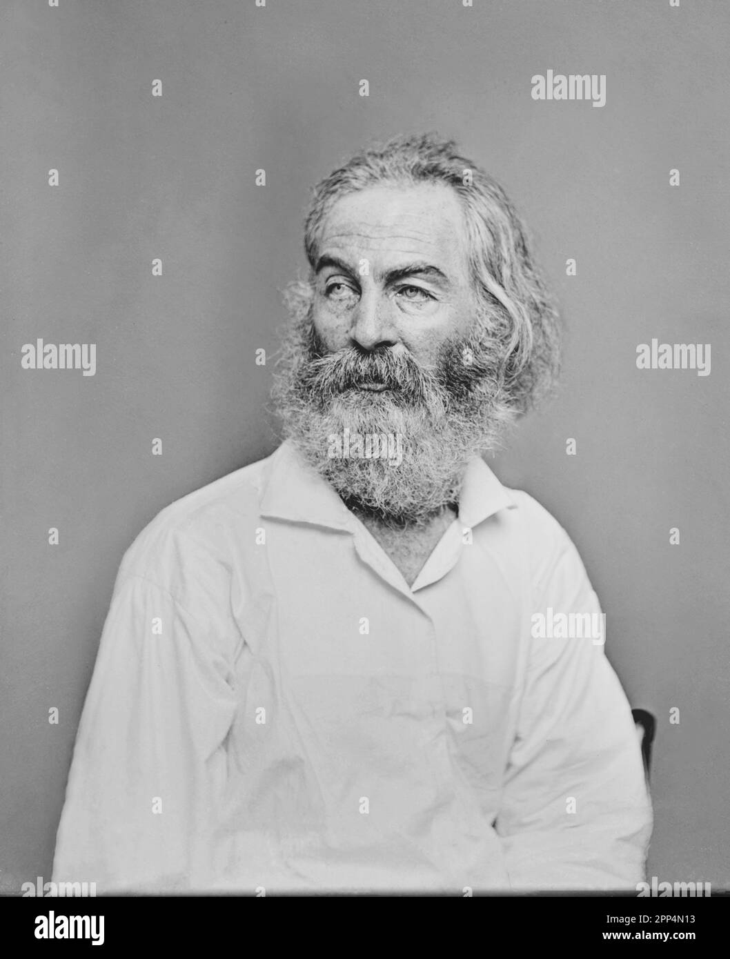 Walt Whitman. ca. 1862 Stock Photo - Alamy