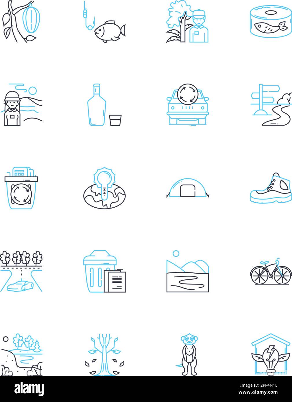 Global warming linear icons set. Climate, Emissions, Carbon ... Global warming linear icons set. Climate, Emissions, Carbon ...