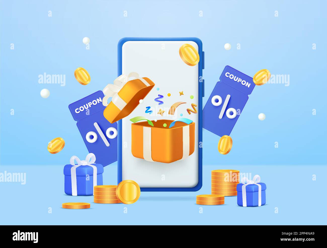 Digital gift vouchers Stock Vector Images - Alamy
